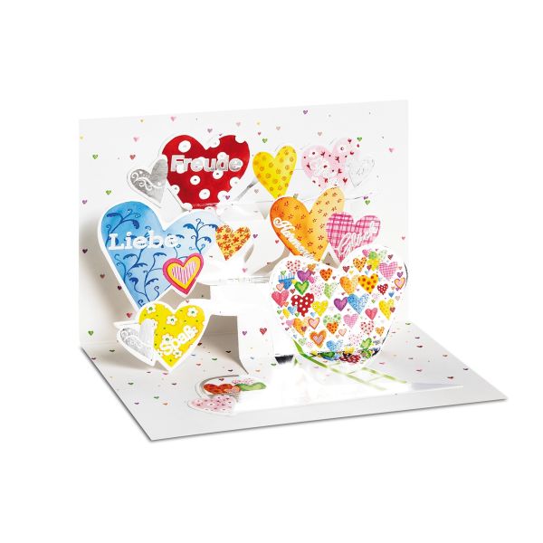 Geburtstag - PopUp-Card - Klappkarte mit 3D-Innenleben - Grußkarte mit ...