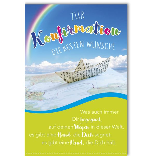 Wunderschone Karte Spruche Konfirmation Bild