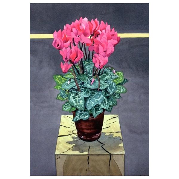 Kunstkarten - Aufklappkarte-Doppelkarte im Format 11,5 x 16,6 cm mit ...