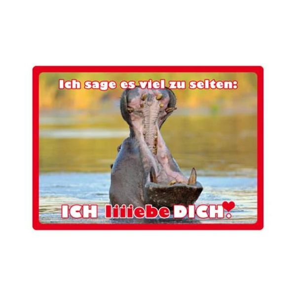 Kipis Selbsthaftende Schilder Ich liebe Dich UVP: € 2,95, 1,49