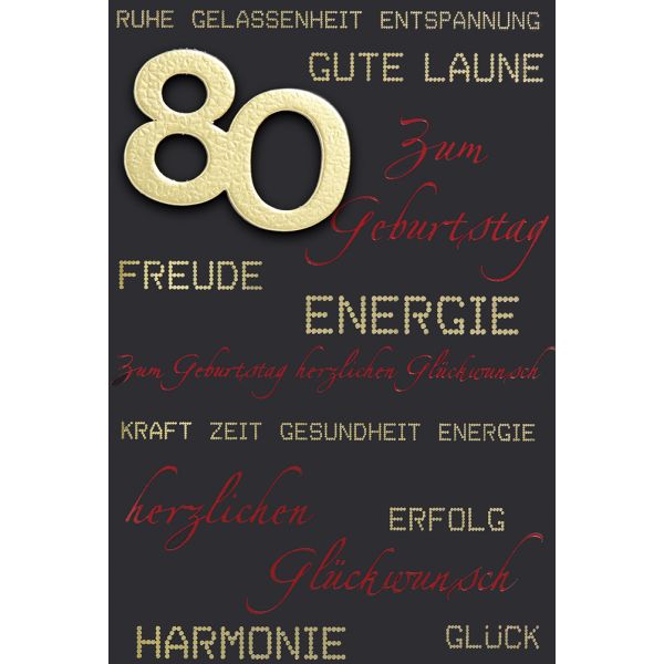 80 Geburtstag Mann