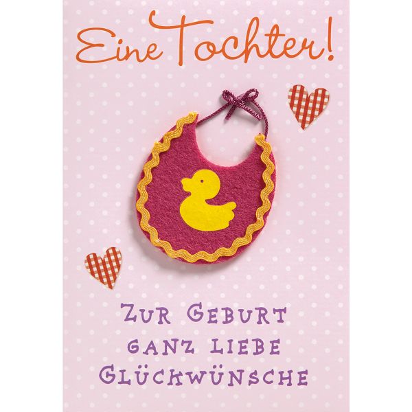 Geburt M dchen Baby Freudiges Ereignis Gl ckwunschkarte Mit Umschlag