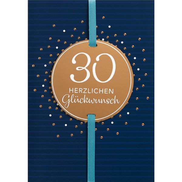Gluckwunschkarte Zum 30 Geburtstag