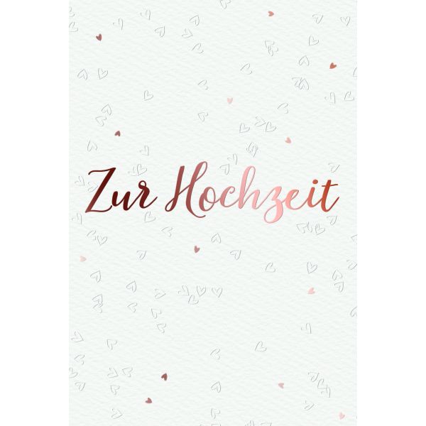 Metalum Premium Glückwunschkarte Zur Hochzeit Mit