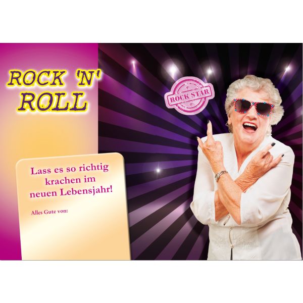 Geburtstag - Flashlight - Soundkarte und Lichtkarte im Format 14,8 x 21 ...