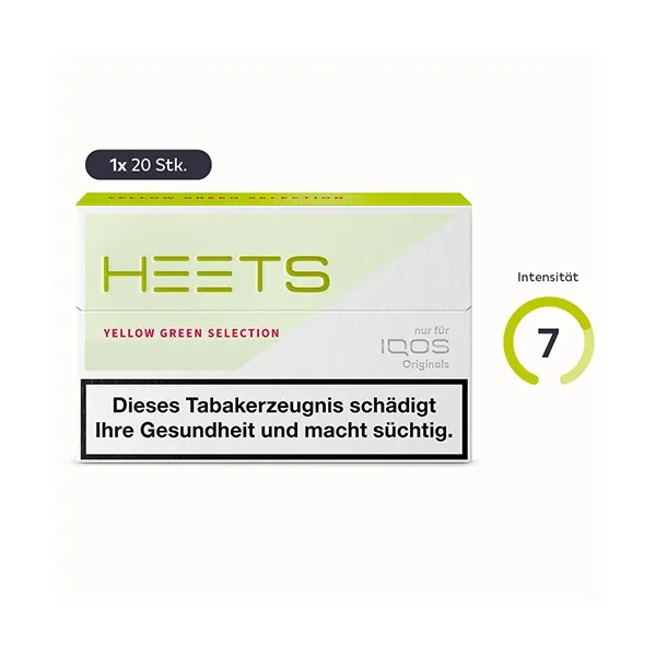 Heets Yellow Green Selection Tobacco Sticks für IQOS 1x20 Stück Philip ...