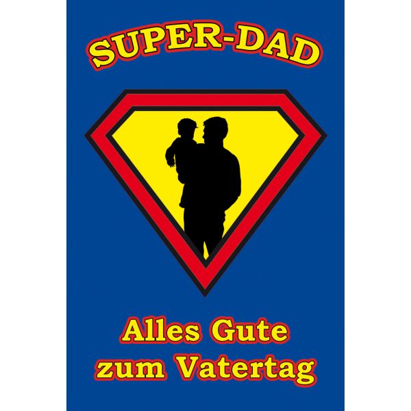 Vatertag Glückwunschkarte mit Umschlag Alles Gute Super Dad, 2,25