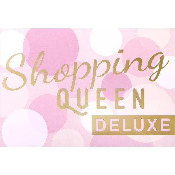 Postkarte True Words Glückwunschkarte Shopping Queen deluxe, 1,50