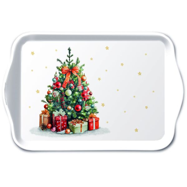 Weihnachten - Tray Melamine - Tablett - 13x21 cm - Decorated Christma ...