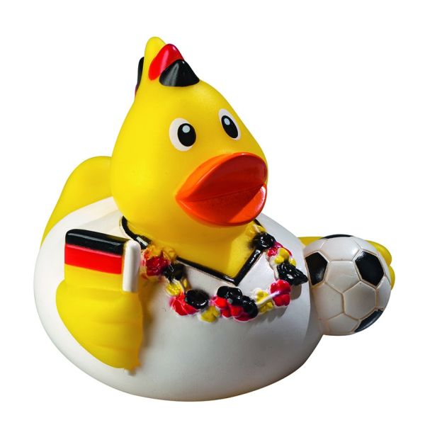 Fußballfan Deutschland - Sportente - Quietscheente - Badeente - ca. 8 ...