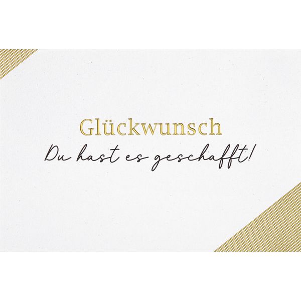 Du Hast Es Geschafft Spruche