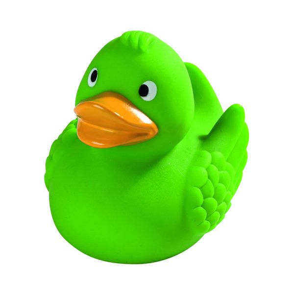 Ente grün - unifarbene Enten - Quietscheente - Badeente - ca. 8 cm gr ...