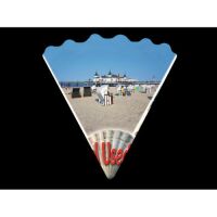 Insel Usedom Magnet Muschelform 3 Fotomotive Ostseeinsel, 3,50