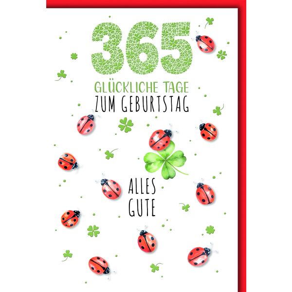 365 Tage Geburtstag