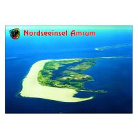 Insel Amrum Postkarte Ansichtskarte Luftaufnahme, 1,00